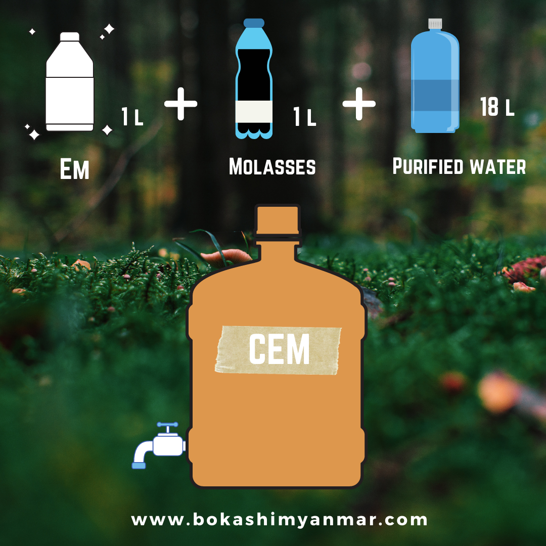 How to make CEM – Bokashi Myanmar